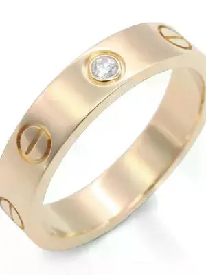 Cartier 2010s Mini Love Diamond Ring
