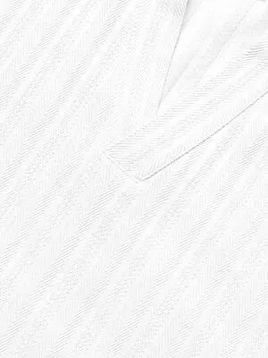 BOSS Jacquard-stripe Polo Shirt With Johnny Collar