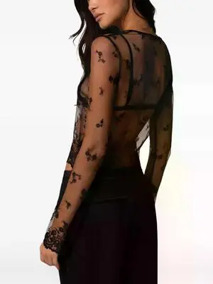 Kiki De Montparnasse Juliette Lace-embroidered Top