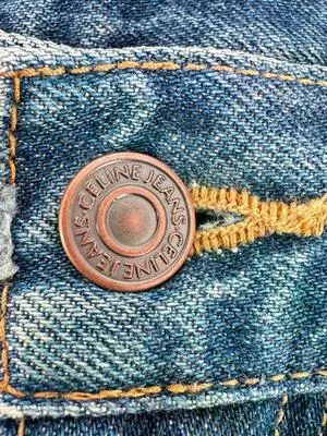 Celine Dylan Triomphe Chain Flared Jeans