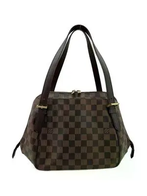 LOUIS VUITTON 2005 Damier Ebène Shoulder Bag - Brown