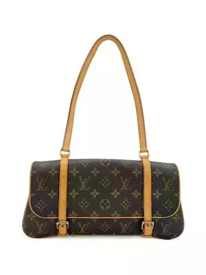 LOUIS VUITTON Monogram Buckle Shoulder Bag