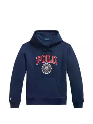 Polo Ralph Lauren Collegiate Logo Fleece Hoodie - Blue