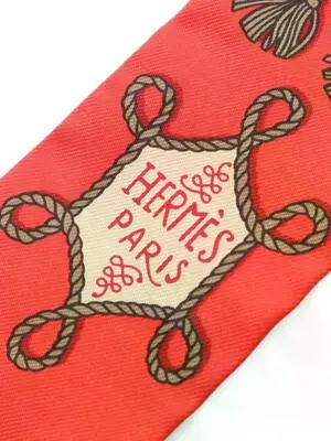 Hermès 2020s Galons Et Brandebourgs Ribbon Scarf