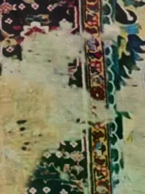 Faliero Sarti Rug-print Frayed Scarf