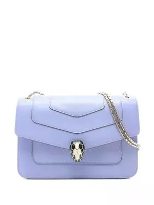 BVLGARI 2010s Serpenti Forever Shoulder Bag - Purple