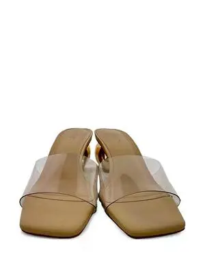 Cult Gaia Jila Transparent Strap Sandals