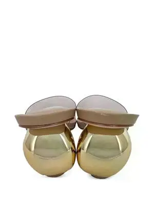 Cult Gaia Jila Transparent Strap Sandals