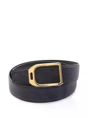 Hermès Etrier Reversible Belt - Black