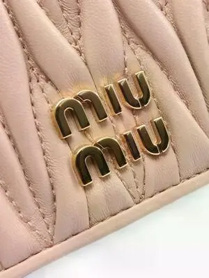 Miu Miu 2020s Matelassé Bi-fold Wallet