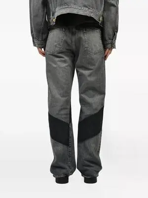 DEAR BORO 1985 Contrast-panel Patchwork Jeans