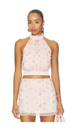 Majorelle Matilda Top In . Also - Pink