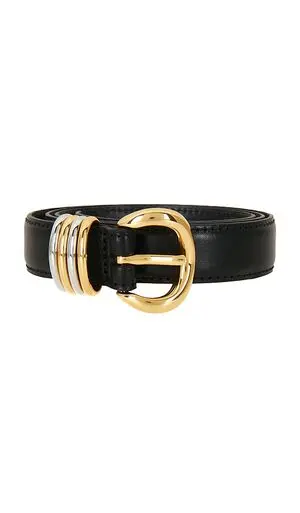 Madewell Inez Belt With Gold-tone Buckle