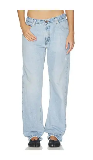 ALIGRACE Low Waist Ultra Baggy Jean In . Also - Blue