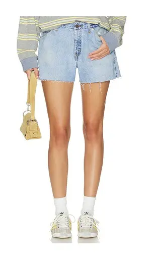 ALIGRACE Low Waist Ultra Baggy Short In . Also - Blue