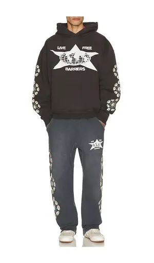 BARRIERS WORLDWIDE Cowrie Shell Sweatpant In . Also