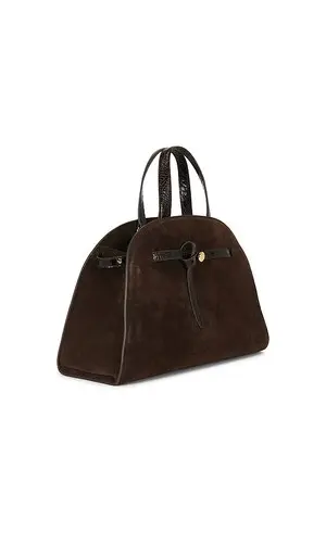 Tory Burch Romy Suede Bauletto Bag