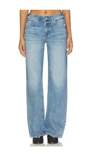 PISTOLA Harlowe Relaxed Baggy Jeans In . Also - Blue