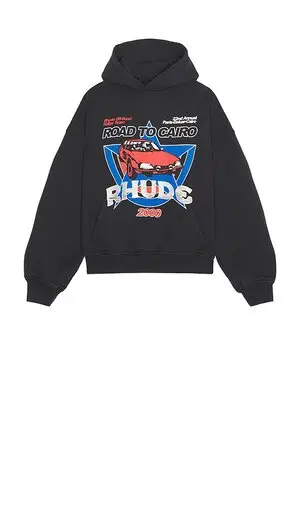Rhude Road To Cairo Hoodie - Black