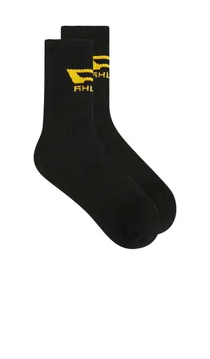 Rhude Campione Logo Sock - Black
