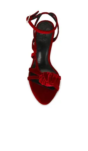 ROTATE BY BIRGER CHRISTENSEN High Heel Velvet Sandal In . Also