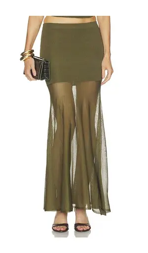 SEROYA Whitney Skirt In . Also - Olive