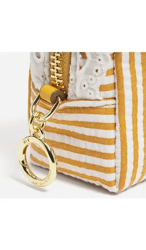 Stoney Clover Lane Micro Pouch In Seersucker