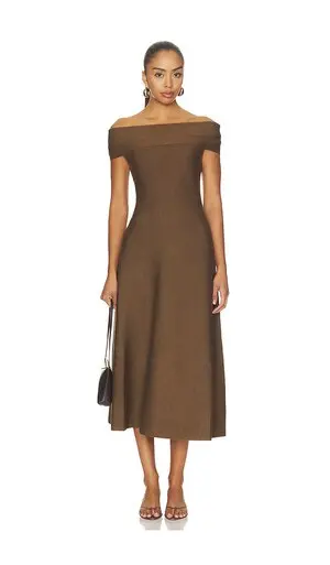 Simkhai Camilla Off Shoulder Midi Dress