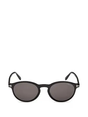 TOM FORD Prescott Oval Sunglasses - Black