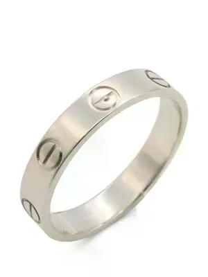 Cartier 2010s Mini Love Ring - Silver