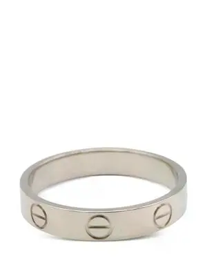 Cartier Mini Love Ring In 18k White Gold
