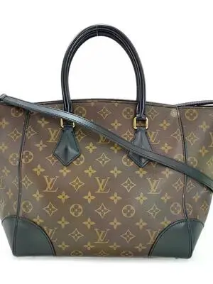 LOUIS VUITTON 2015 Phénix Monogram Canvas Tote Bag - Brown