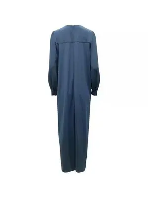 Co Gathered Long-sleeve Maxi Dress
