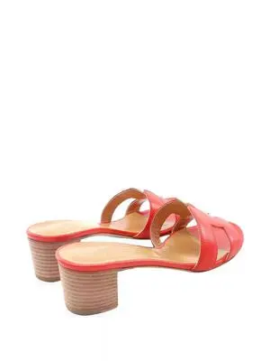 Hermès 2010s Oasis H-strap Sandals