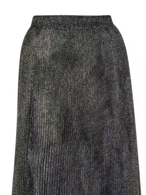 Ermanno Scervino Knickerbocker-print Pleated Midi Skirt