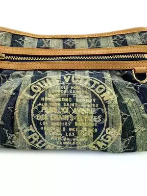LOUIS VUITTON 2006 Monogram Denim Shoulder Bag - Blue