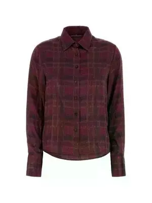 Ermanno Scervino Crystal-embellished Checked Shirt