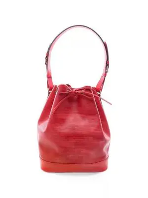LOUIS VUITTON 1998 Noé Epi Bucket Bag - Red