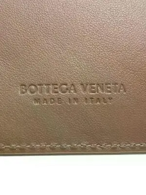 Bottega Veneta 2020s Intrecciato Bi-fold Wallet - Grey