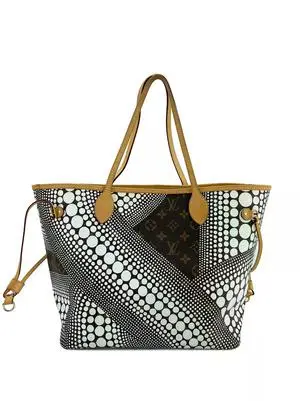LOUIS VUITTON 2012 Monogram Yayoi Kusama Neverfull Tote Bag
