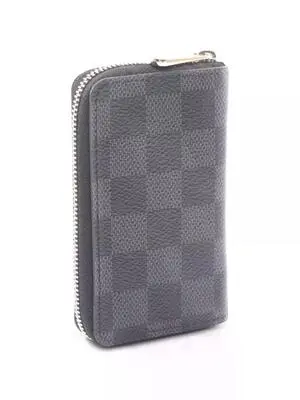 LOUIS VUITTON 2018 Damier Graphite Zippy Coin Purse - Black