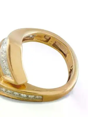 Van Cleef & Arpels Diamond Chevron Bypass Ring