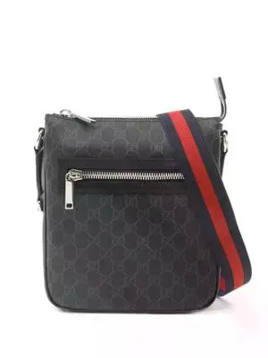 Gucci Gg Supreme Messenger Bag - Black