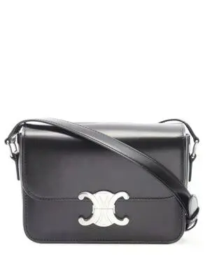 Celine 2010s Teen Triomphe Mini Bag - Black
