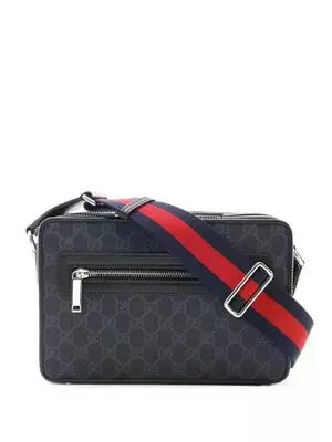 Gucci Gg Supreme Messenger Bag - Black