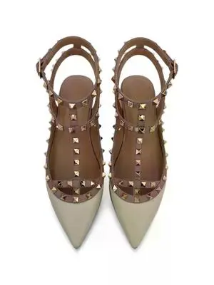 Valentino Garavani Rockstud Caged Ballet Flats