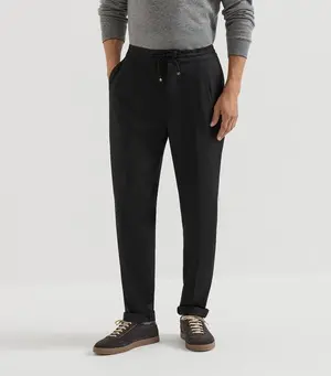 Brunello Cucinelli Virgin Wool Flannel Trousers