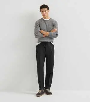 Brunello Cucinelli Virgin Wool Flannel Trousers