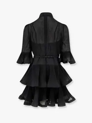 Zimmermann Pleated Mini Dress