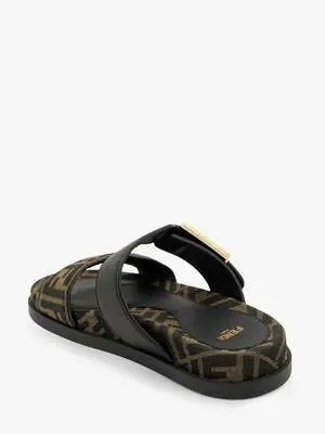 Fendi Ff Fabric Sandals